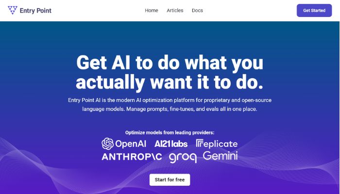 Entry Point AI Reviews 2025: Details, Features and Alternatives
